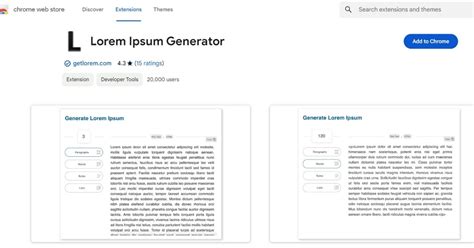 Chrome Extension Lorem Ipsum Generator Lipsum Hub