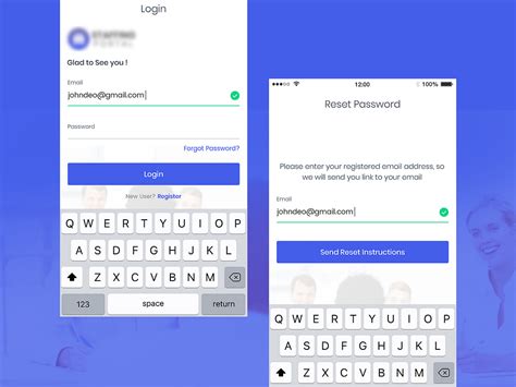 Reset Password Screen Designs Themes Templates And Downloadable