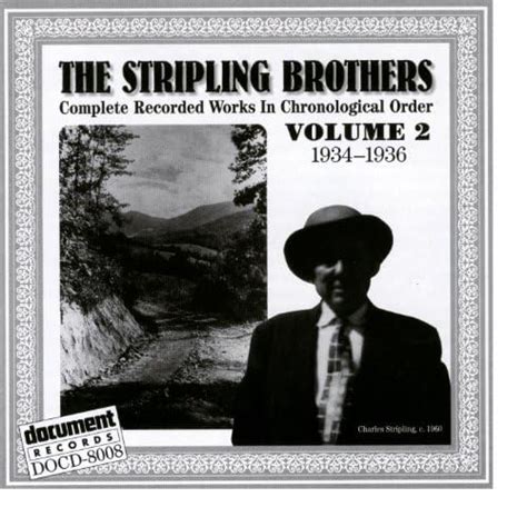 The Stripling Brothers Vol 2 1934 1936 Stripling