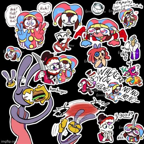 The Amazing Digital Circus Doodles Art By Eeveelikes2draw Imgflip