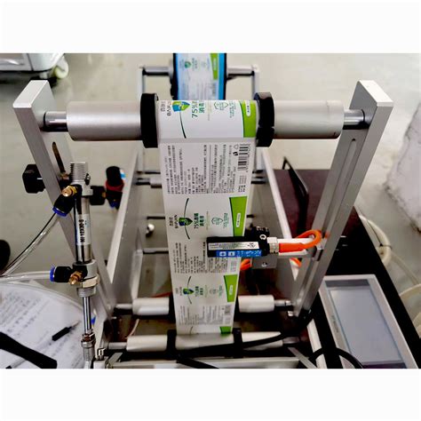 Semi Automatic Round Glass Wine Pet Bottle Label Sticker Labeling