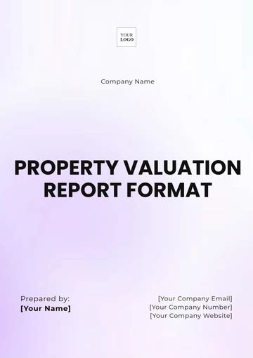 Free Share Valuation Report Design Template To Edit Online