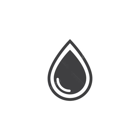 Water Drop Logo Template Company Sign Oil Vector Company Sign Oil