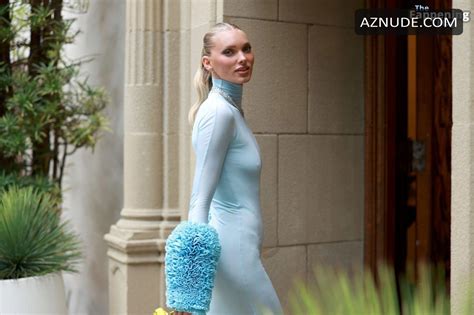 Elsa Hosk Sexy Stuns In A Hot See Through Outfit At Tiffany And Co Blue