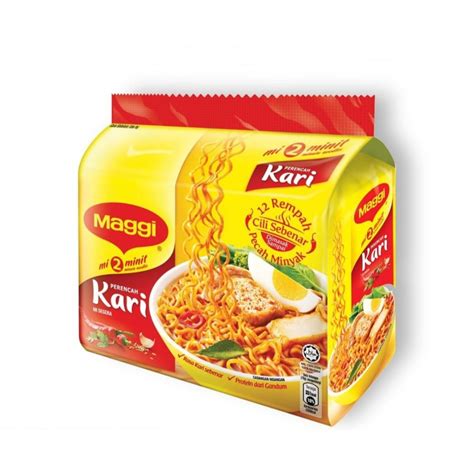 Maggi Mee 2 Minit Curry 79g X 5s Shopee Malaysia