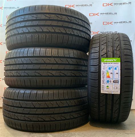 Jogo De Pneus Prinx Hirace Hz2 245 45 Aro 17 99y Dk Wheels