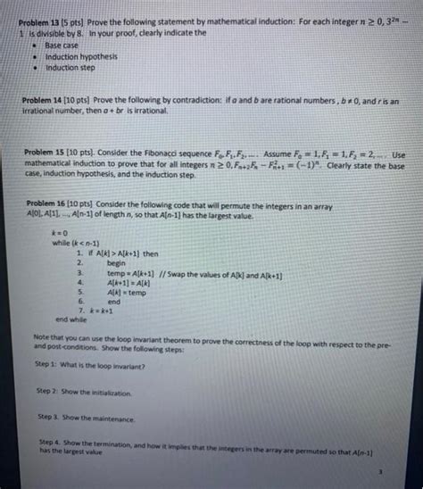 Solved Problem 13 Prove The Following Statement By