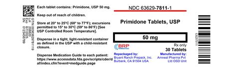 Dailymed Primidone Tablet