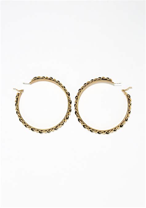 Baddie Mentality Hoop Earrings Dolls Kill