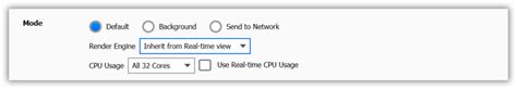 Render Options