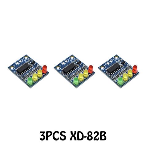3pcs Xd 82b 12v Battery Level Indicator Module 4 Segments 4 Boards