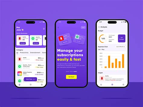 Subscription Management App Ui Design By Kesavan V On Dribbble