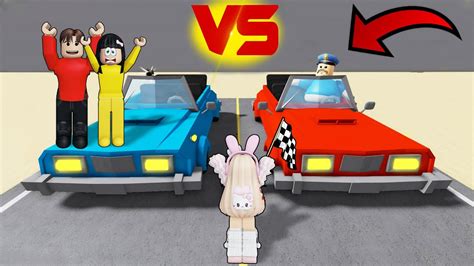 Yuta Dan Mio Balap Mobil Vs Polisi Barry Roblox Youtube