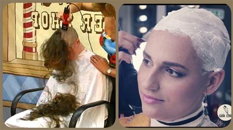 After Marriage Wife Forced Headshave By Husband Headshave Buzzcut Bald 2024 Forced Head Shave