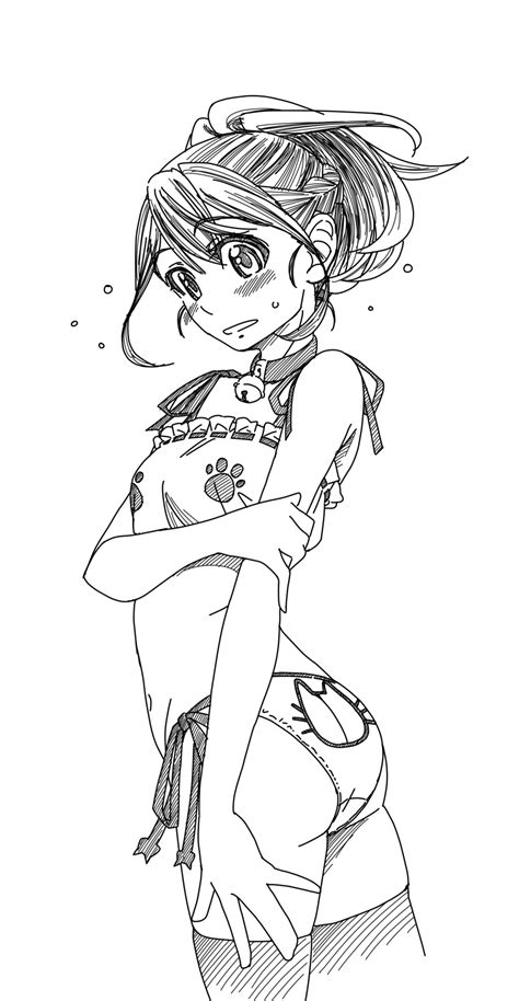 Eibon Senomiya Akiho Roboticsnotes Science Adventure Absurdres Highres 1girl Ass Bare