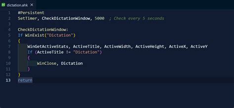 Is There Way To Hide The Windows Dictation Dialog After Finish With It
