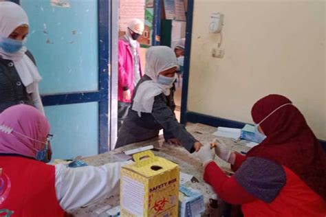 فحص طلاب المدارس الإعدادية ببنى سويف ضمن مبادرة الكشف عن الأمراض غير