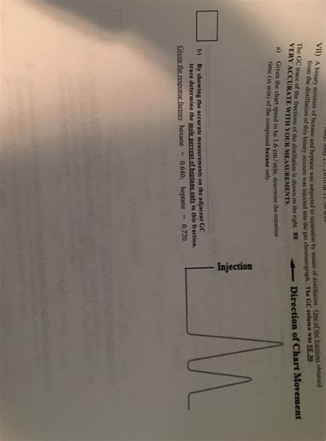 a binary mixture of hexane and heptanes was