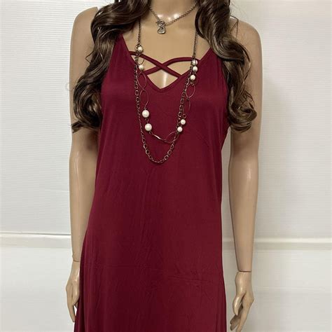 Yahooオークション A9286 大きいサイズxl 新品sexy胸元クロス ロ