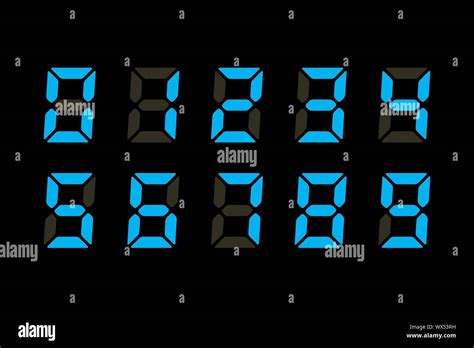 Four Digits Digit Stock Vector Images Alamy