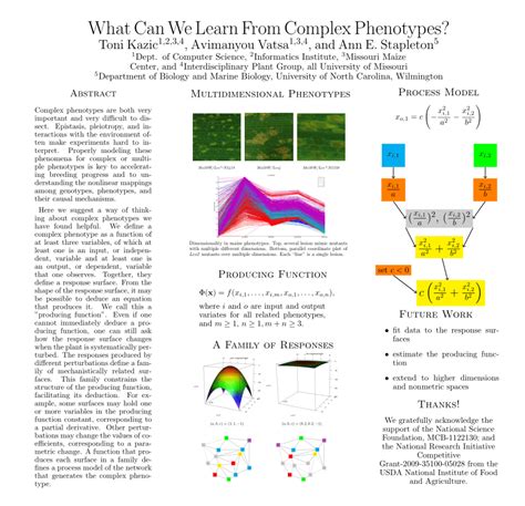 Pdf What Can We Learn From Complex Phenotypes