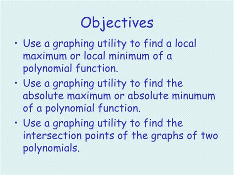 PPT Polynomial Functions PowerPoint Presentation Free Download ID 479840