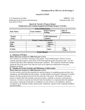 Fillable Online Wdr Doleta Attachment III To UIPL No Fax Email Print