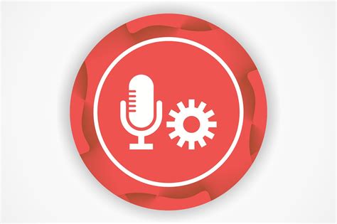 Microphone Settings Icon Illustration Par Graphic Nehar · Creative Fabrica