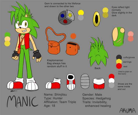 Akuma Manic Ref By Dragonswirl On Deviantart