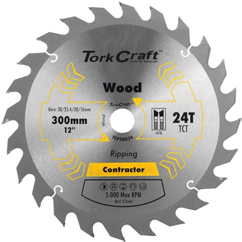 Tork Craft Blade Contractor 300 X 24t 3012016 Circular Saw Tct Ahm