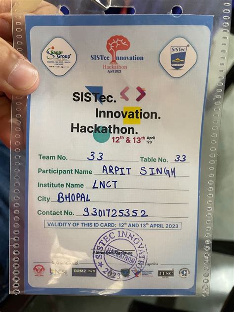 Arpit Singh On Linkedin Team Innovation Hackathon Ai Connections