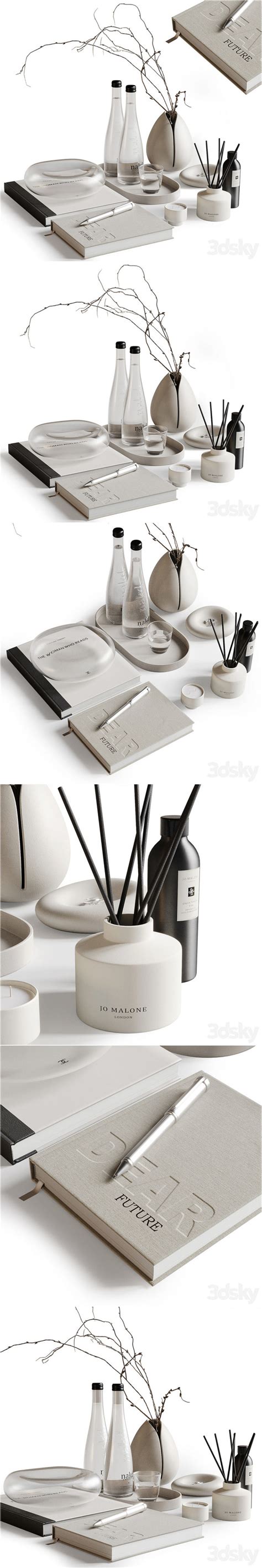 Desire Fx 3d Models Decorative Set Malone 3d Model