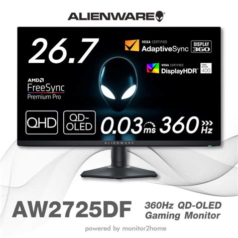 Alienware Aw Df Qd Oled Gaming Monitor Hz Qd Oled Ms Amd Freesync Premium Pro