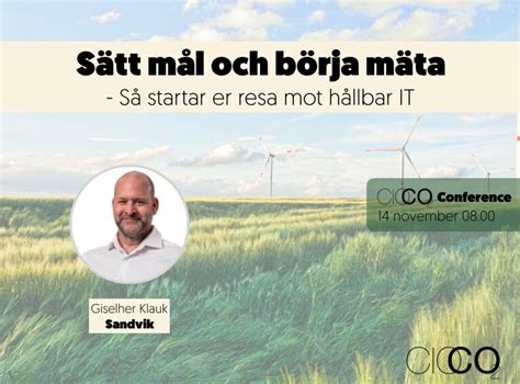 Cioco2 Växla Upp Hållbarhetsarbetet Inom It Digital Konferens 1411