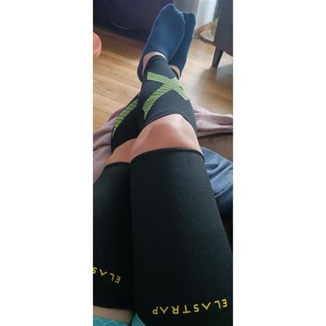 Manchon Cuisse élastique Compression Cuissière Noire