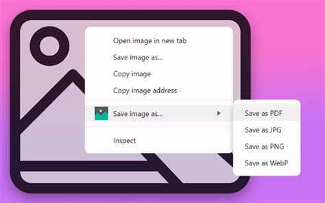 Save Image As PDF For Google Chrome Extension Download