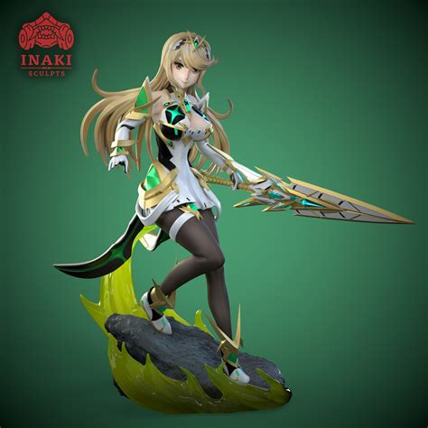 👾 Mythra Xenoblade・ 3d File For 3d Printing・cults