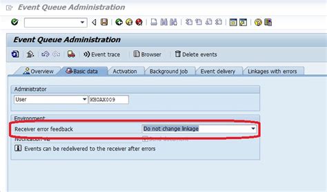 Event Linkage Deactivated Sap Community