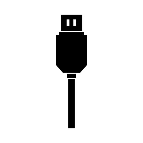Usb Cable Illustrated On White Background 42339339 Vector Art At Vecteezy