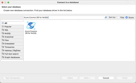Cosmosdb For Nosql Dbeaver Documentation