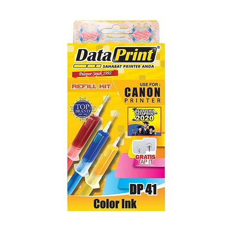 Catrid Tinta Tinta Tinta Printer Data Print Dp 41 Color