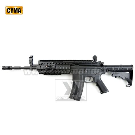 Airsoft Gun Cyma Cm 308 M4 Ris Manual Asg 6mm Commandosk