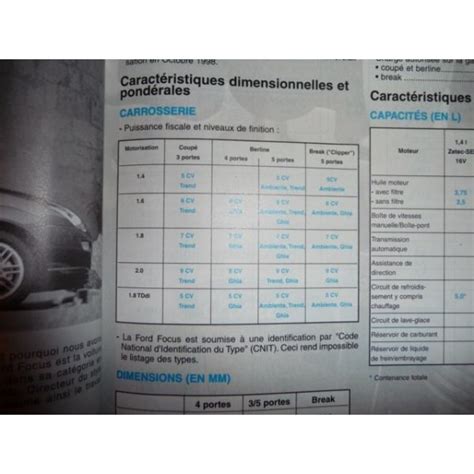 Rta Revues Techniques Ford Focus