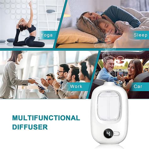 🌸wireless Aroma Diffuser Essential Oil Digital Display Mist Aroma