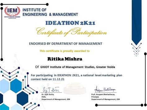Ritika Mishra On Linkedin Ideathon Participating In A National Level