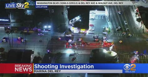 Police Respond To Possible Drive By Shooting In Marina Del Rey Area