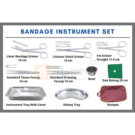 Jual Bandage Instrument Set Ganti Verban Set Gv Set Marwa Set