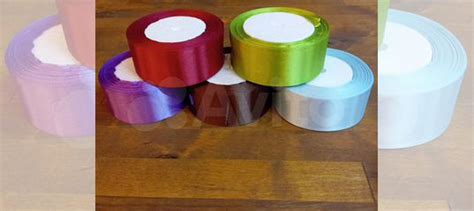 Лента флористическая атласная купить в Барнауле Товары для дома и дачи Авито