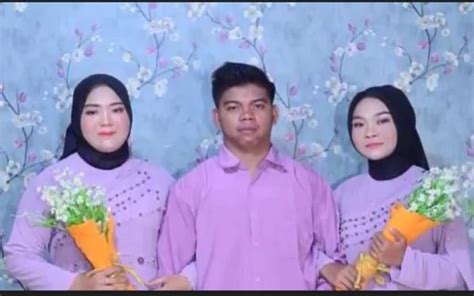 Heboh Pria Muba Nikahi 2 Gadis Cantik Sekaligus Sepakat Tinggal Satu Atap