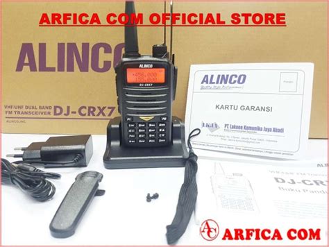 Promo Baru Ht Alinco Dj Crx Dualband Ht Alinco Dj Crx Vhf Uhf Diskon Di Seller Payuu